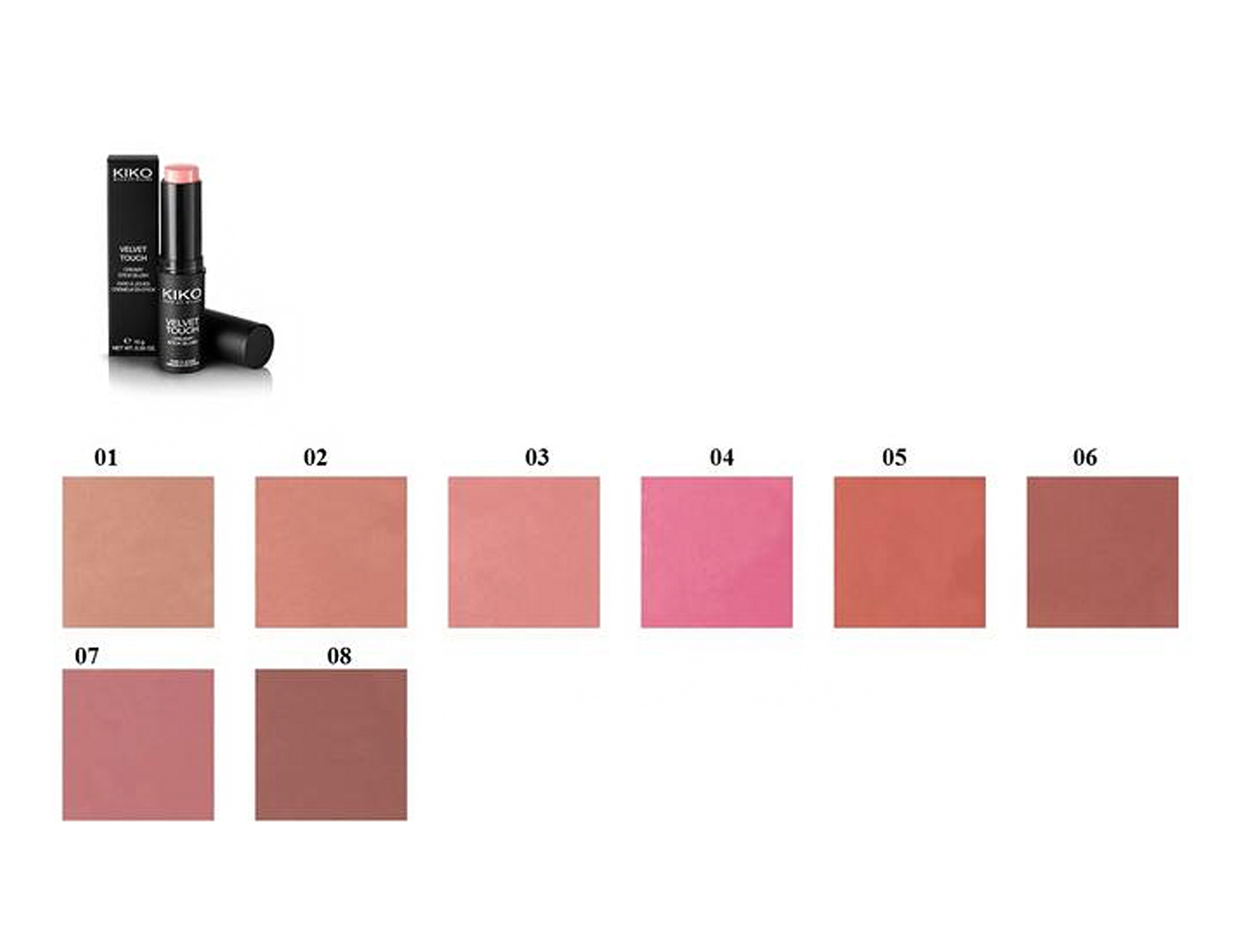 Kiko Milano Velvet Touch Creamy Stick Blush - 01, 10 г купить в AmoreShop