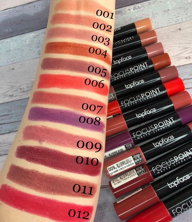 TopFace - Lipstick - matte lip pencil "Focus Point Matte" - 03, 3.5 g ...