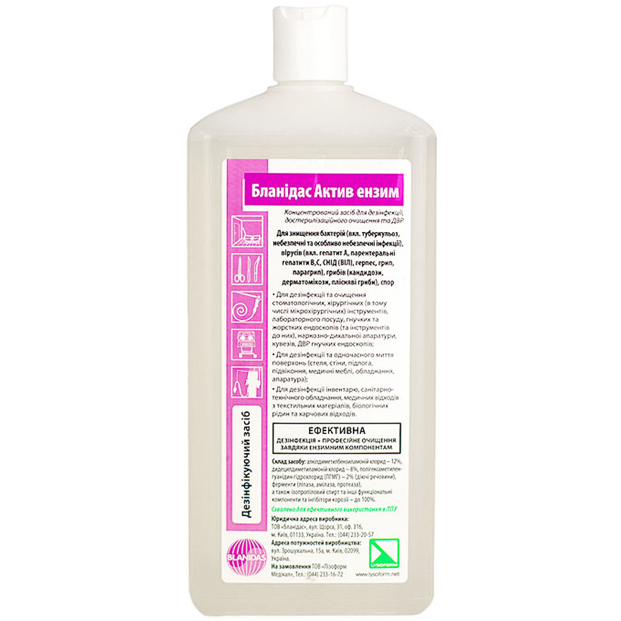 Blanidas Active Enzyme - means for disinfecting instruments and ...