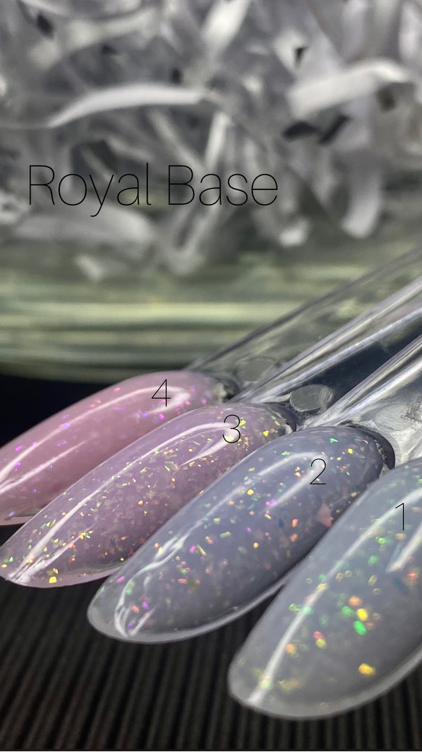 SAGA professional ROYAL BASE 1 (теплый молочный с хлопьями), 9 мл ...
