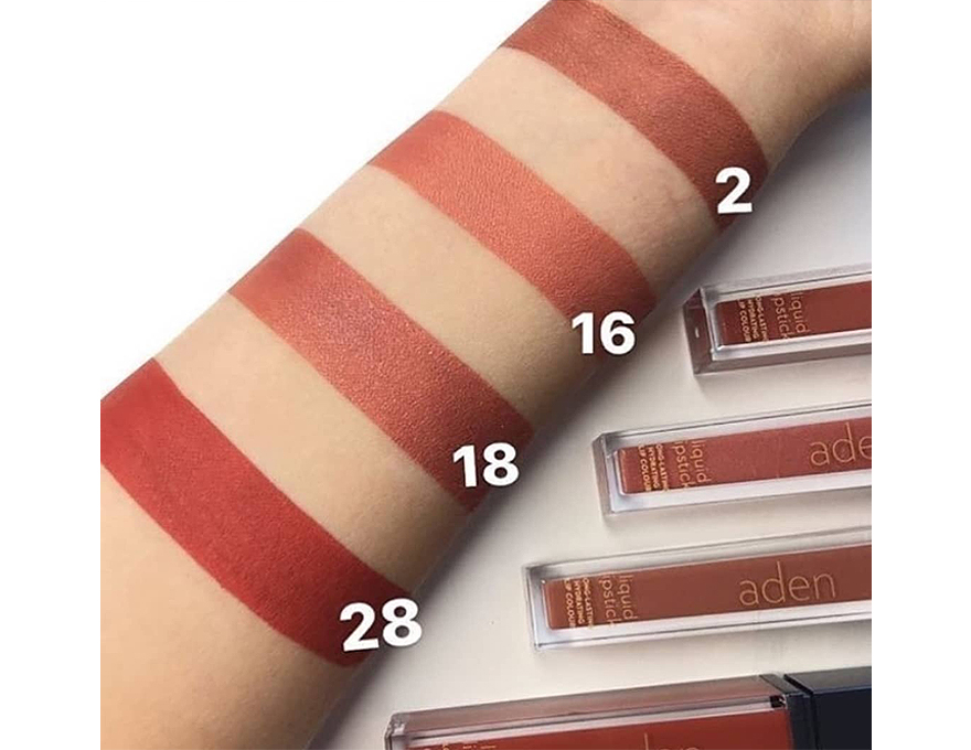 Aden Liquid Lipstick Матова рідка помада 18 Ottawa Garnet купити в ...