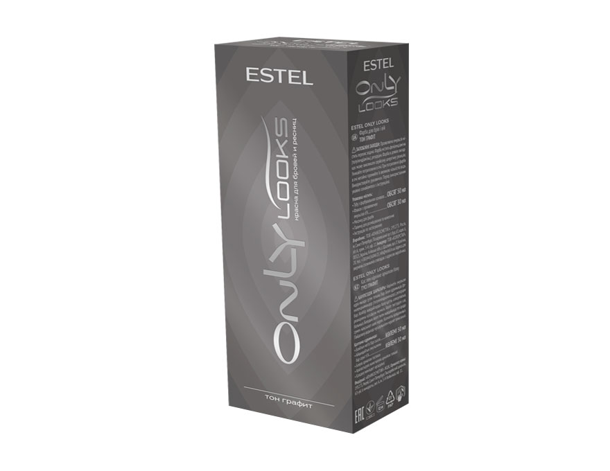 Estel Only Looks tint for eyebrows and eyelashes, tone graphite buy in Kiev