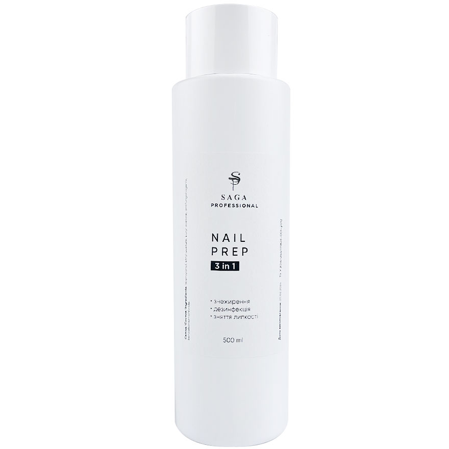 SAGA professional Liquid 3in1 NAIL PREP 3in1, 500 ml buy at 305,00 ...