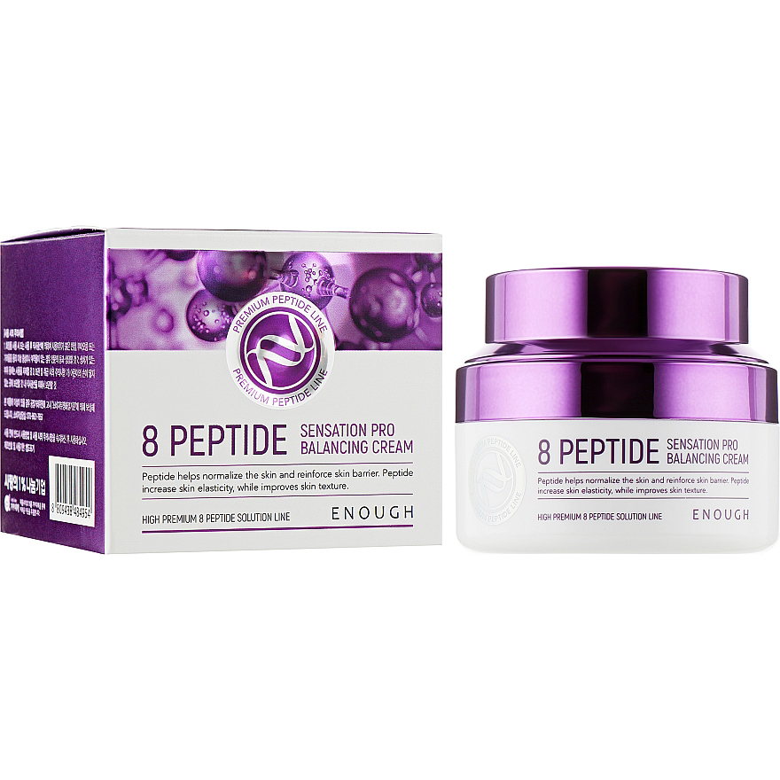 ENOUGH 8 Peptide Sensation Pro Balancing Cream - Антивіковий крем для ...