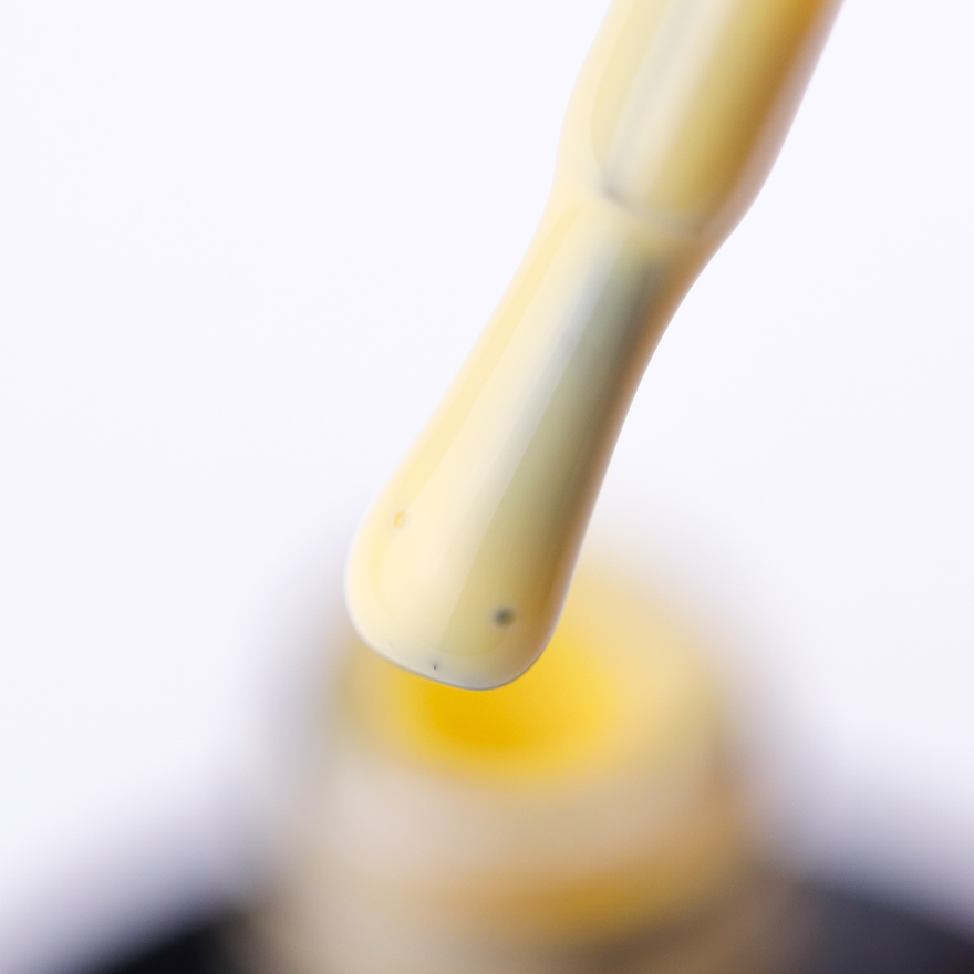 NUB Color Base Coat №03 MELON (светлый желтый) - каучуковая основа под ...