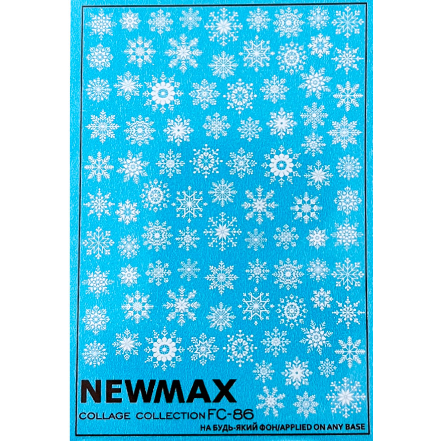 NewMax Слайдер-дизайн FC-86 (сніжинки) | Купить в Украине - Amoreshop
