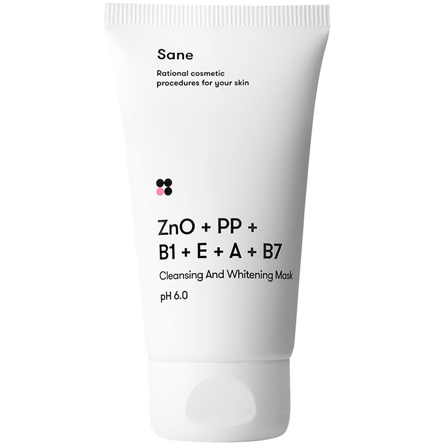 Sane Cleansing And Whitening Mask Cleansing and whitening mask with ...