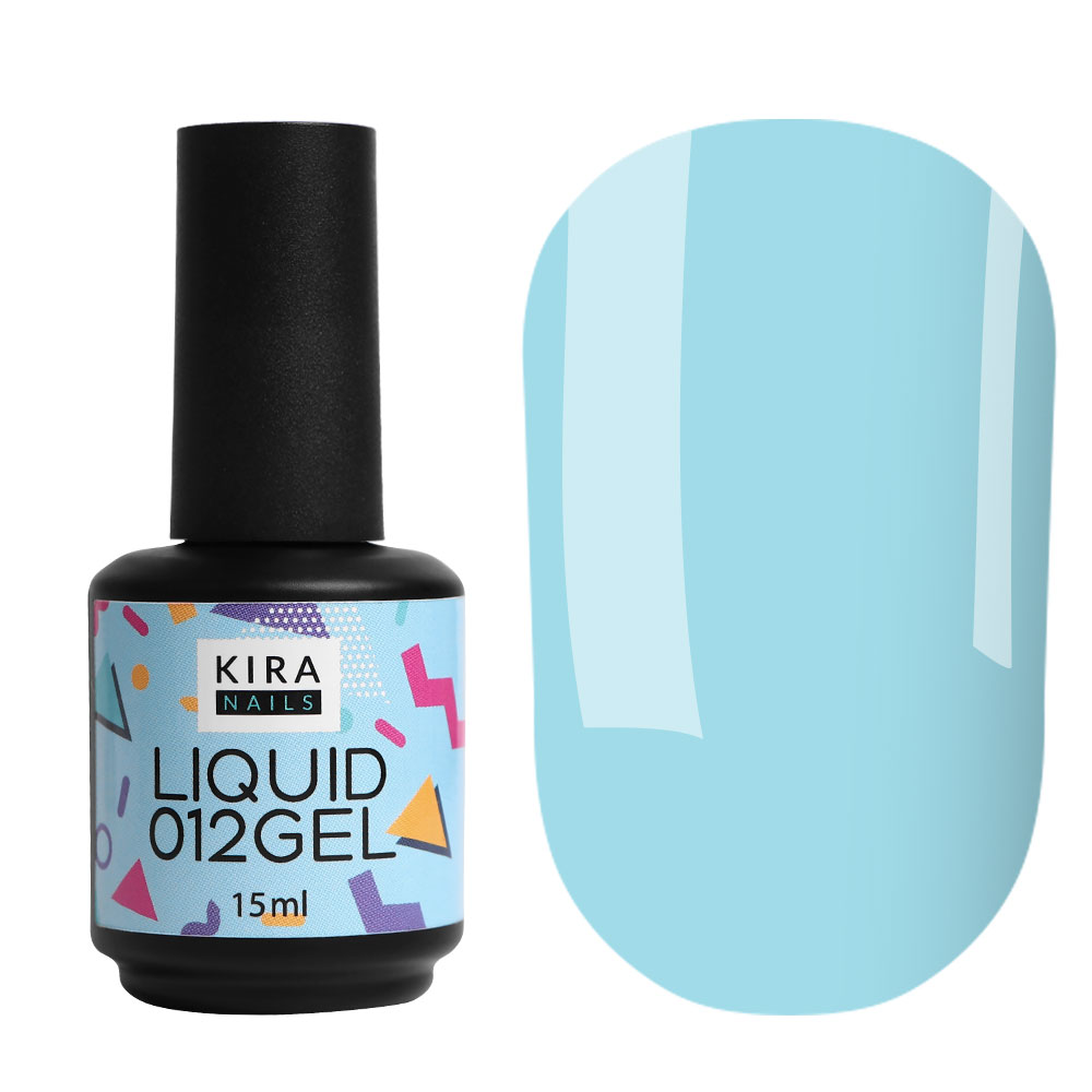 Kira Nails Liquid Gel 012 (голубой), 15 мл | Купить в Украине - Amoreshop